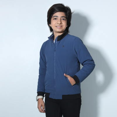 BOYS HIGH NECK JACKET - REGULAR FIT